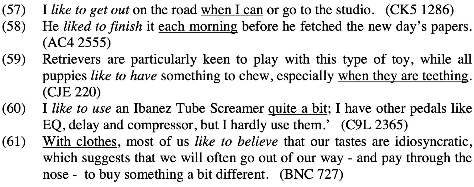 Like to or Like ing? - Similarities and Differences in Meaning